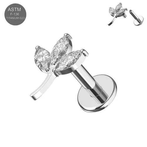 helix piercing stud titanium