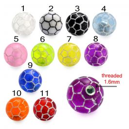 Fancy Football Print UV Balls